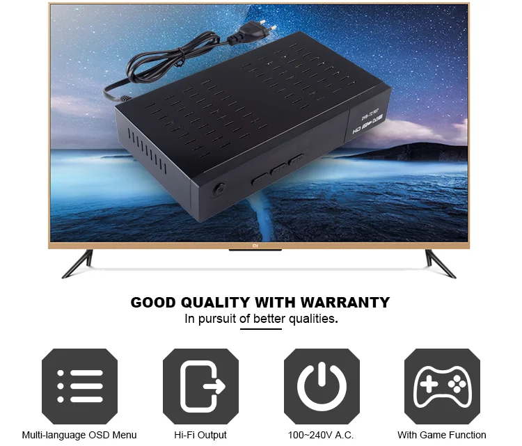 Factory Supply Best Price Dvb-t2 Hd Digital Tv Set Top Box With Cable ...