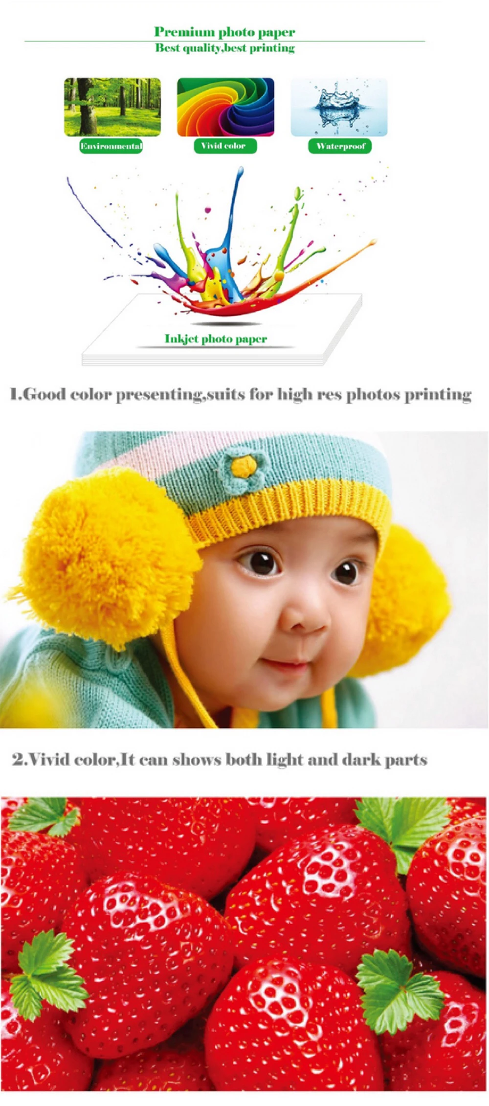 Koala Inkjet Photo Paper - Waterproof A4 180g High Glossy