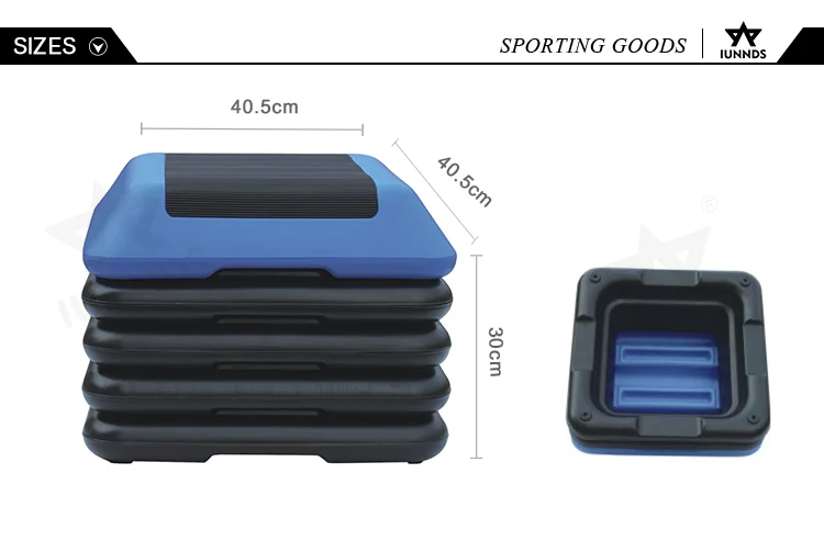Plastic Aero Steppers Gym Fitness Equipment Aerobic Exercises Step Up Box - Buy Exercises Step ...