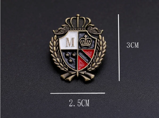 Custom Metal Pin Badges - Durable 3D Enamel Zinc Alloy