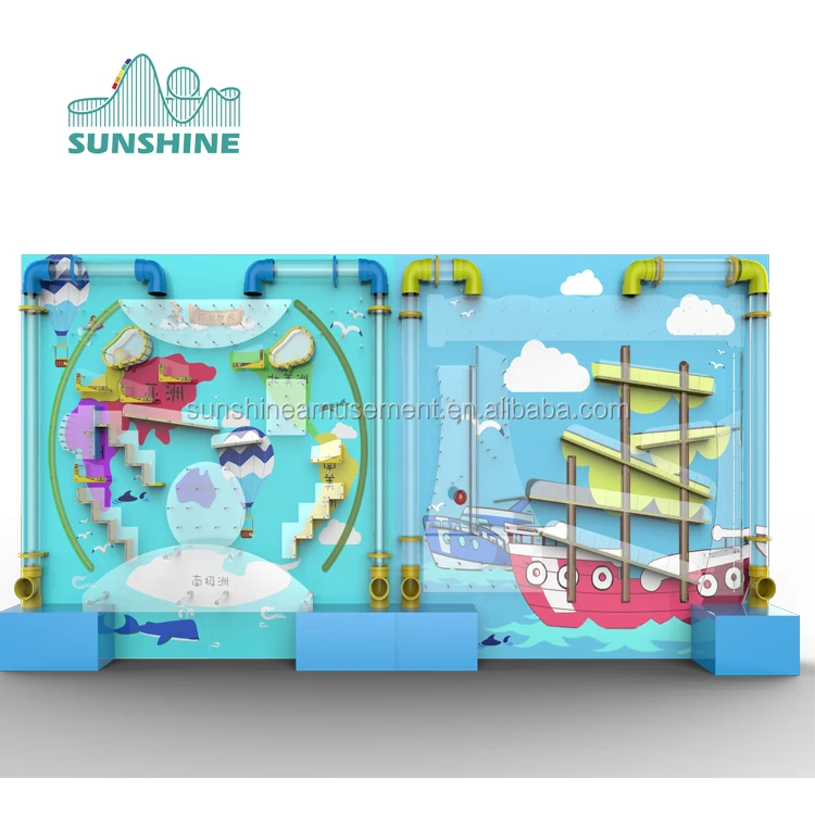 Indoor Playground Interactive Theme Park Ball Game Interactive Wall ...