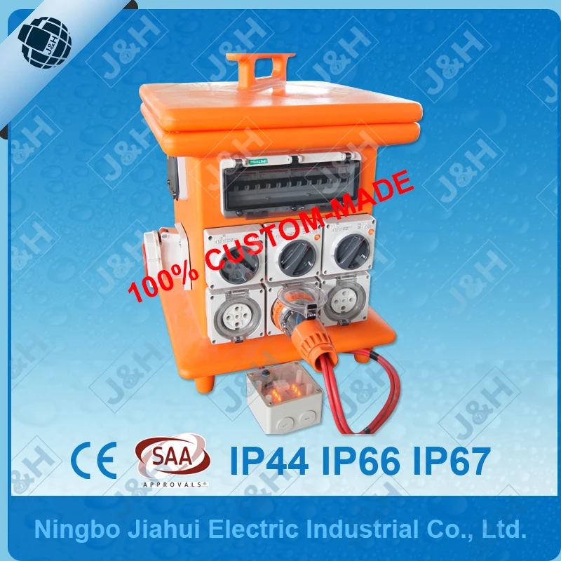 Customized Ip44 Ip67 Portable Distribution Board With Light - Buy Power ...