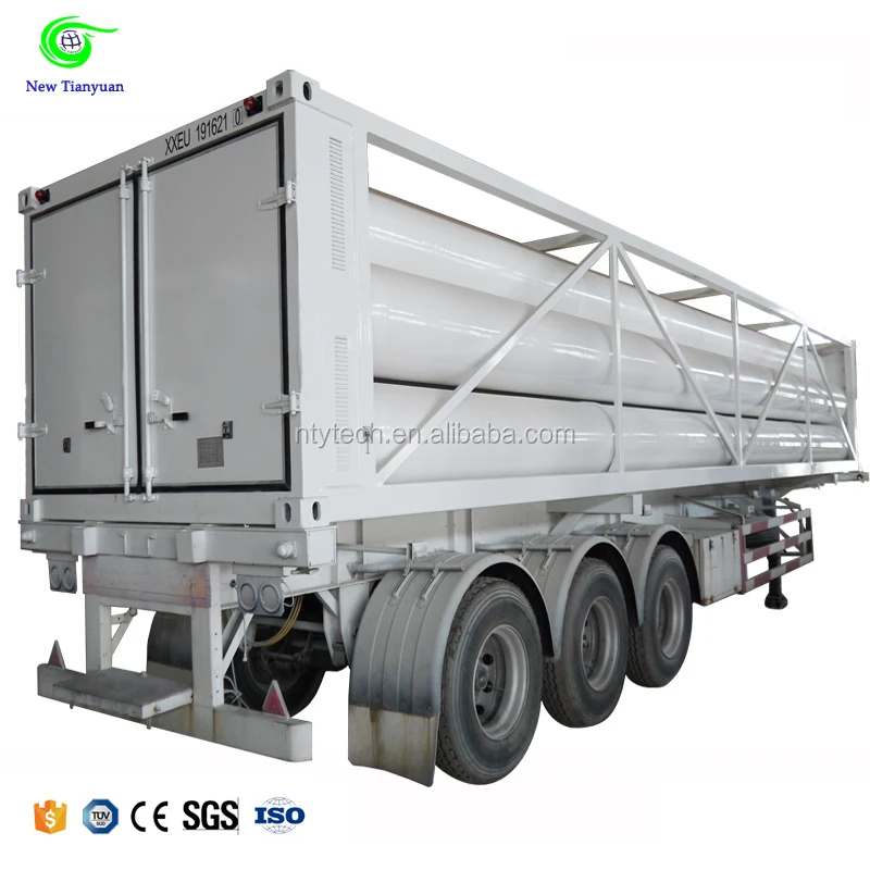 Loading Volume 8000nm3 Working Pressure 25mpa Ce-tped Certified 40-feet ...