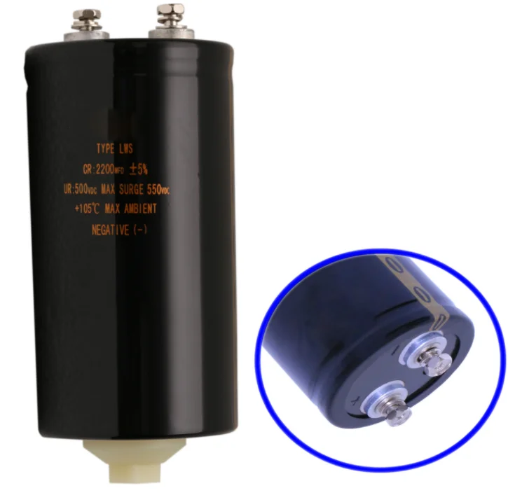 2200UF 500V Aluminum Electrolytic Capacitor - General Purpose