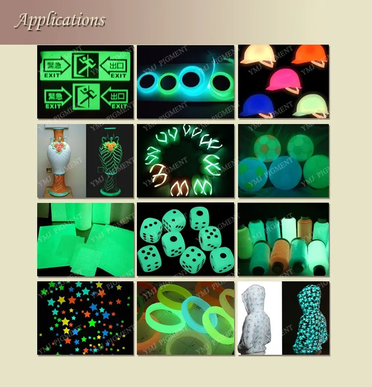 Zinc Sulfide (zns.cu) Short Afterglow Yellow Green Glow Pigment For ...