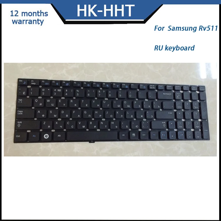 For Samsung Rv511 Rv520 Rv509 Rv515 Black Color Russian Keyboard - Buy ...