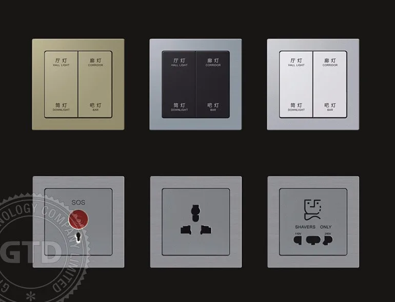 9-24v Wide Voltage Smart Hotel Room Control System Switches Solution ...