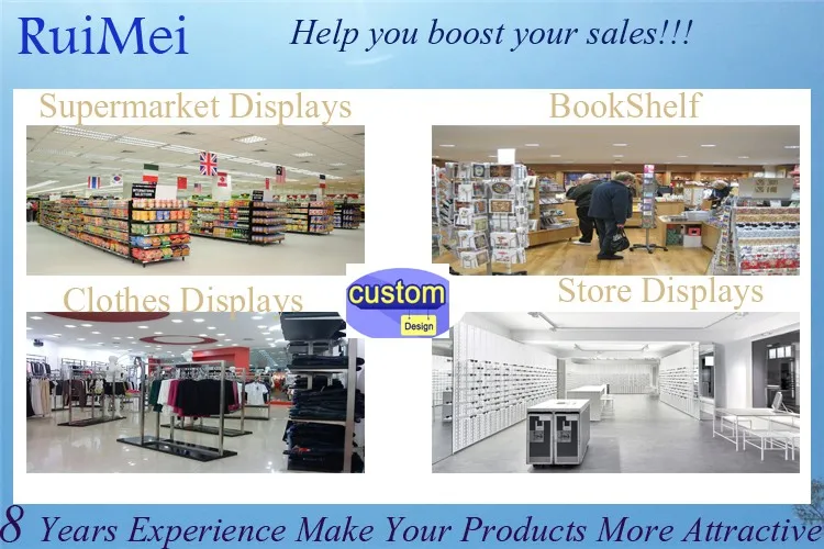 Floor Rotating Metal Potato Chip Clips Strips Snacks Display Rack Clip ...