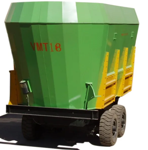 Fixed Double Auger Cattle Feed Mixer/dairy Farm Equipment Tmr - Buy Vertical Feed Mixer,Fixed ...