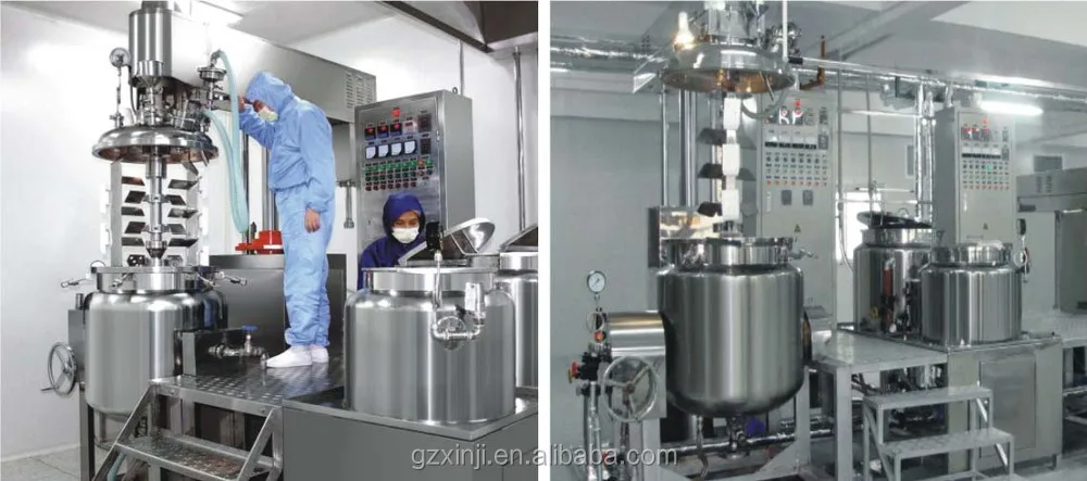 Xinji Top 3 Vacuum Emulsifier Machine For White Petroleum Jelly Making ...