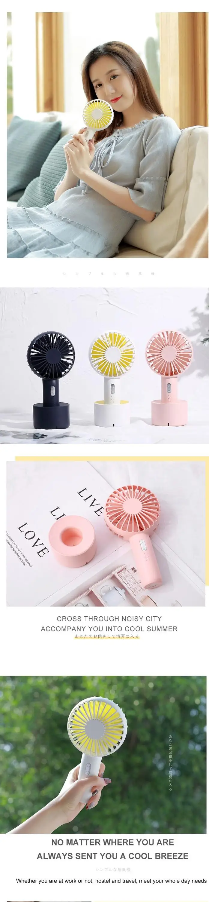 Personal Table Electric Rechargeable Handheld Portable Usb Hand Mini ...