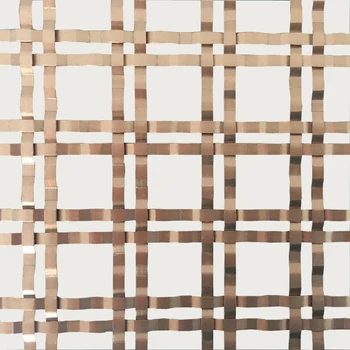 Decorative Kent Wire Mesh Design Mj09 3/8" Double Flat Single Crimped ...