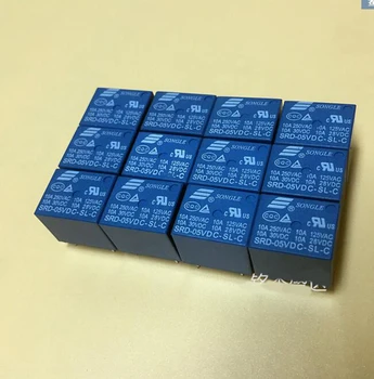Srd-05vdc-sl-c 5vdc 10a 250 Vac Power Relay Pcb Type T73-5v 5 Feet Srd ...