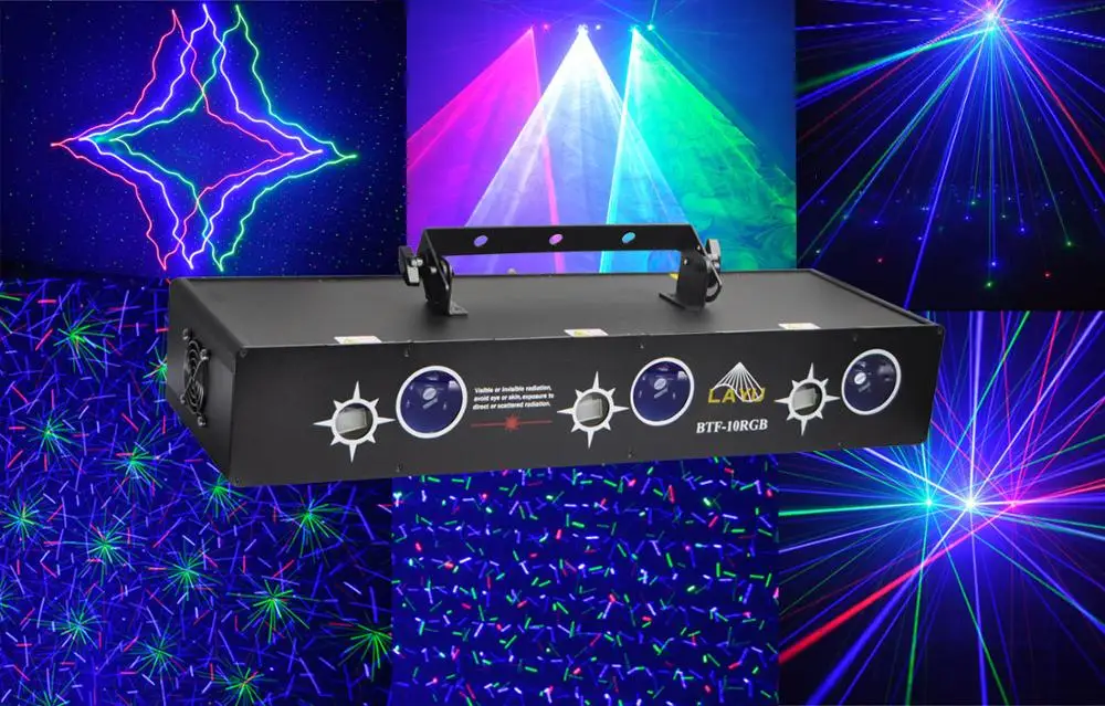 2021 Hot Sale Moving Head 6 Head Beam Laser Projector Firefly Laser ...