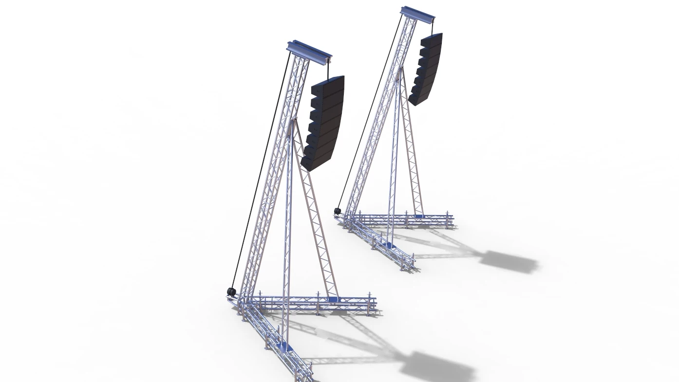 Quick Install Hanging Sound And Speaker Truss,Line Array Truss For Sale ...