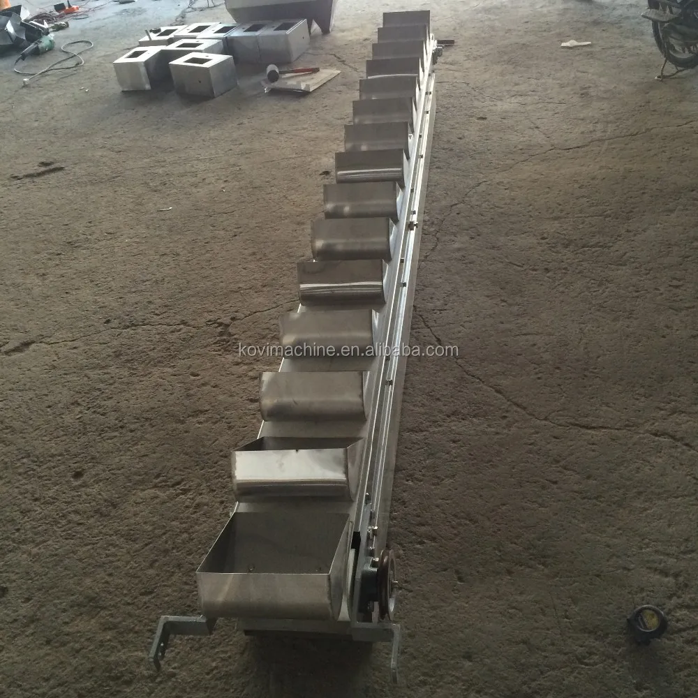 Stainless Chain Hopper Food Grain Bucket Elevator Hoist For Grain - Buy ...