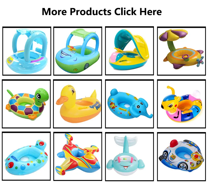 Inflatable Heart-shaped Baby Sitting Ring Kids' Floating Swim Ring With ...