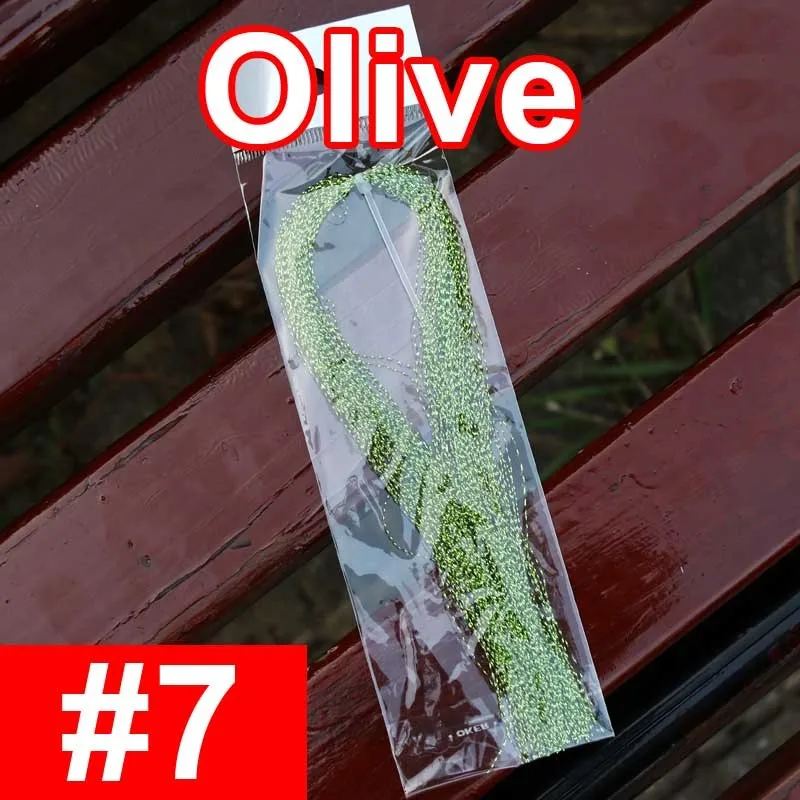 29 Colors Fly Tying Poly Flash - Krystal Flashabou for Streamers