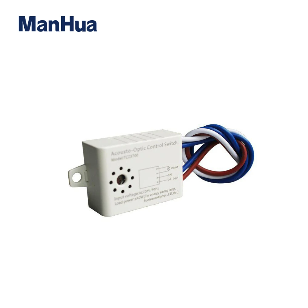 Manhua Sound Sensor Light Wall Switch - Voice Control for Dark Stairs