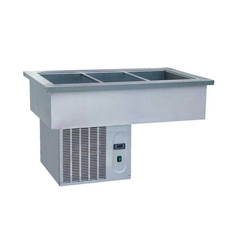 K117 Stainless Steel Cooling Bain Marie - Efficient Insulation