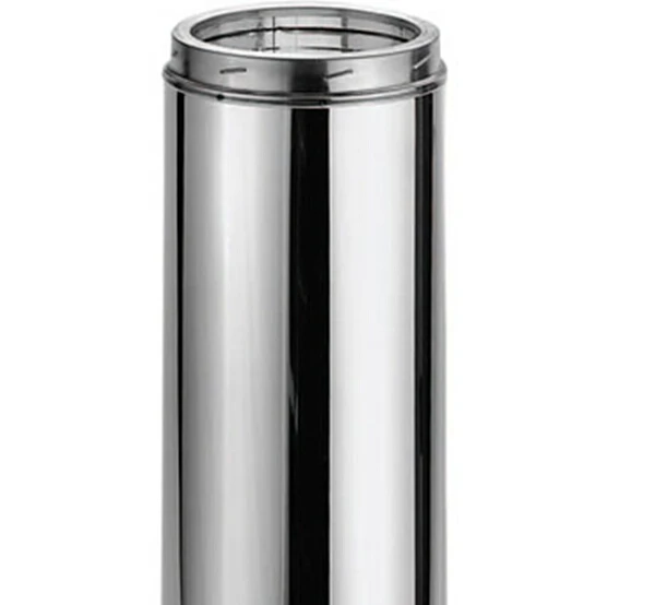 Stainless Steel Insulated Twin Wall Twist Lock Chimney Pipe For Wood ...