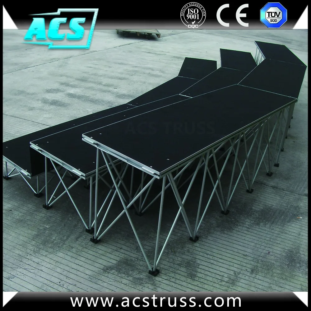 Portable Mobile Stage With Wheels/folding Stage With Wheels Mobile ...