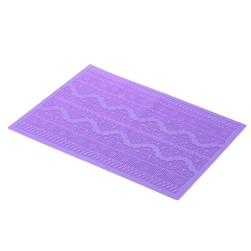 Sugar Lace Silicone Mat Baking Wedding Decoration Fondant Cake Mold ...