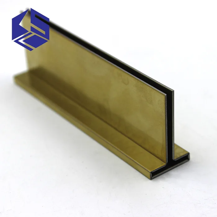 Hairline Brushed Stainless Steel Divider Strips for Floors