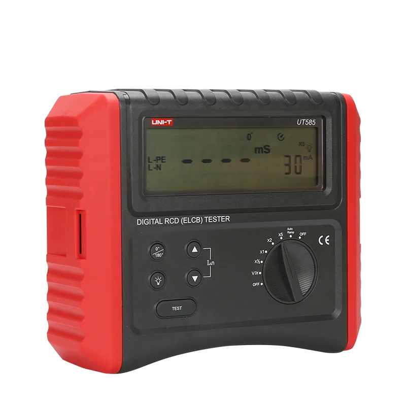 Digital Rcd (elcb) Tester Leakage Protection Switch Tester Battery ...