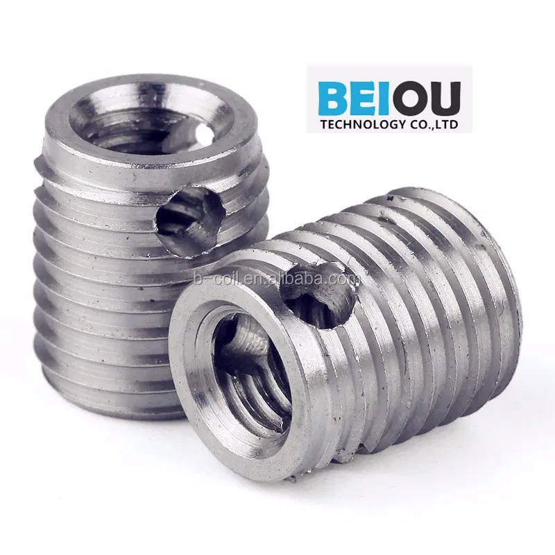 M12*1.75 Self Tapping Threaded Insert 307/308 Type M6-m24 Self Cutting ...