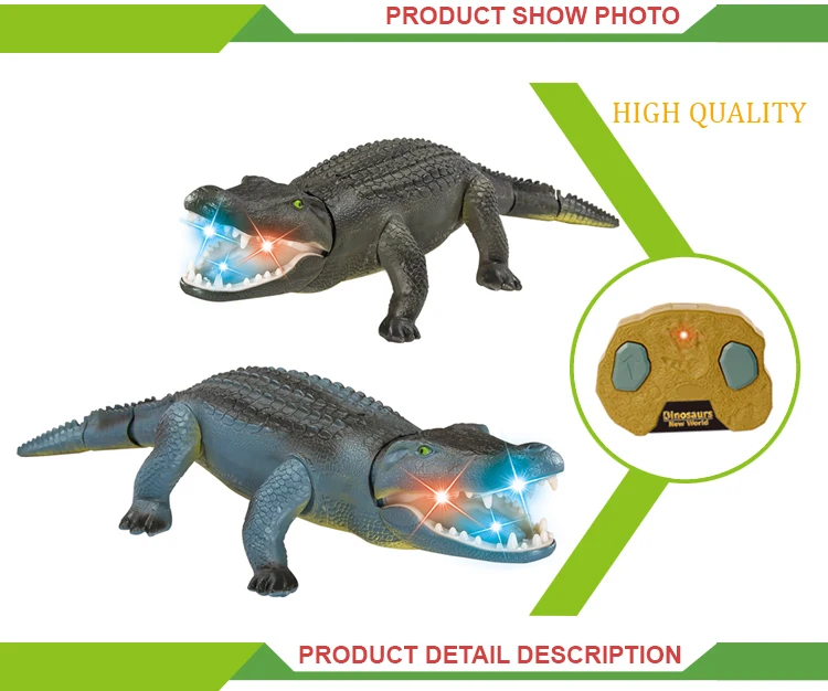 Hot Selling Wire Remote Control Crocodile Set Infrared Rc Sea Animals ...