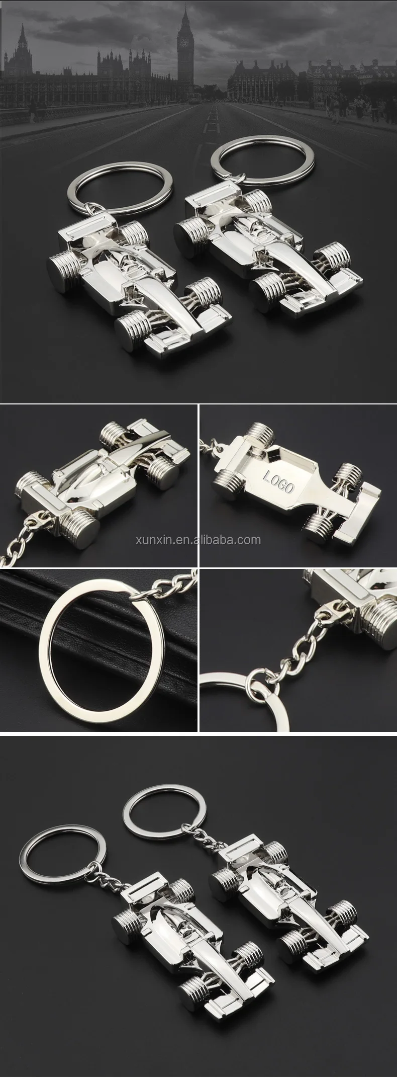 Custom Zinc Alloy F1 Racing Car Keychains 3d Car Mold Key Ring As ...