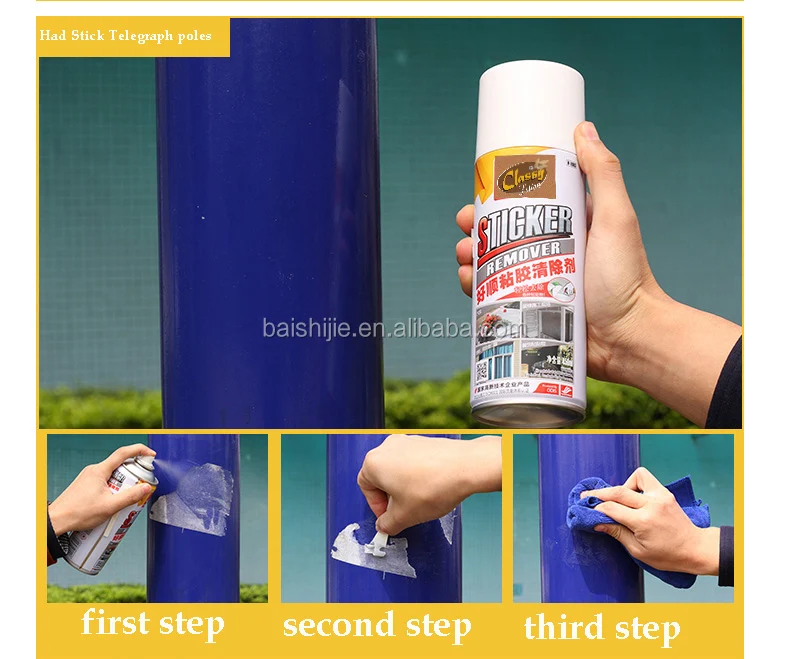 Sticker Remover Sticker Cleaner Spray Adhesive Remover - Buy Sticker ...