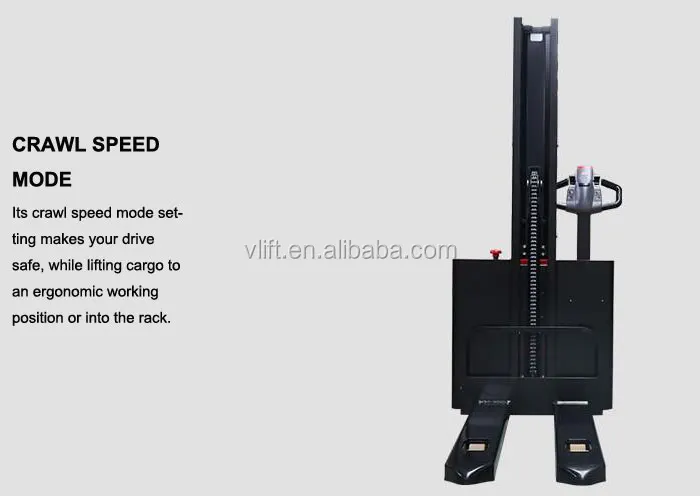 1.2 Ton Mono Mast Electric Stacker for Container Use