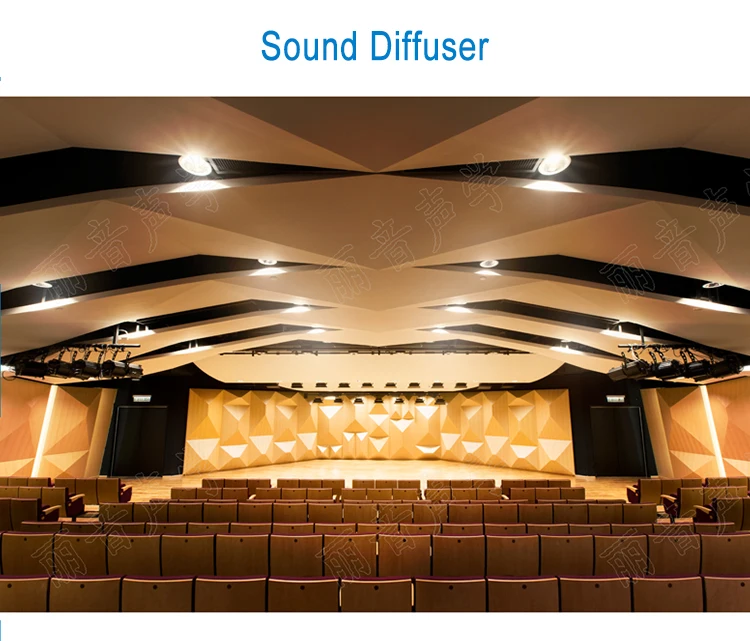 High Quality Sound Diffusing Panels Acoustic Diffuser For Home Theater ...