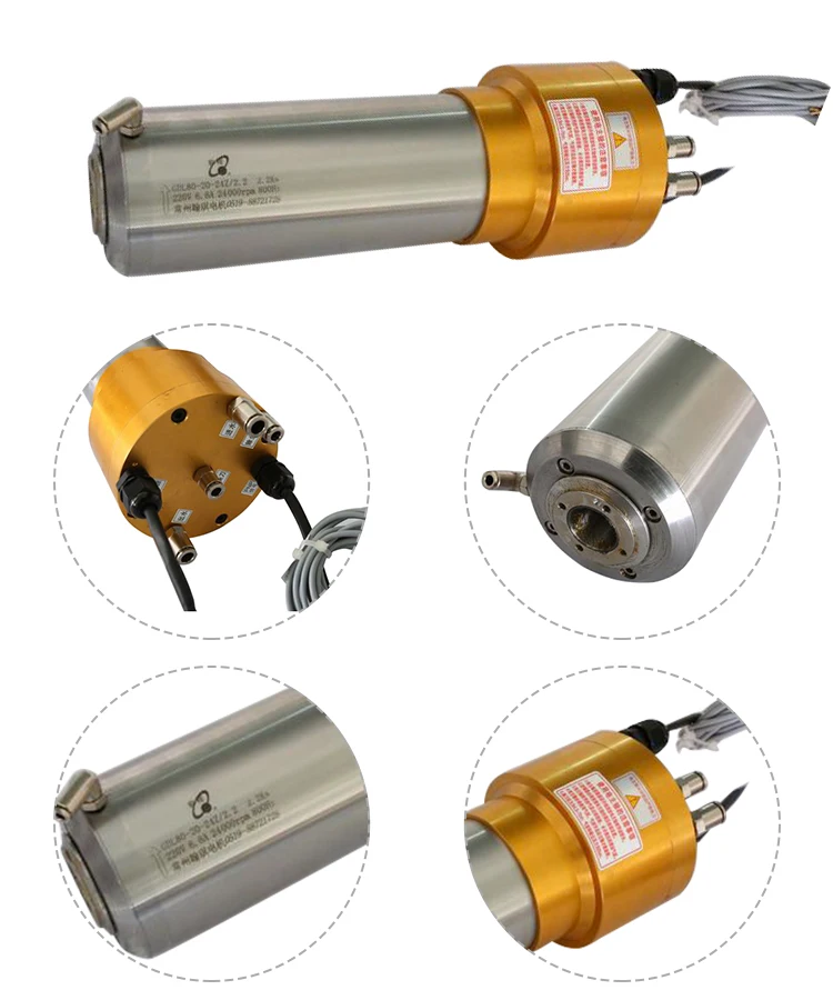 Gdl80-20-24z/2.2 Atc 1.5kw Iso20 Spindle Motor High Frequency Spindle Motors Which Made In China ...
