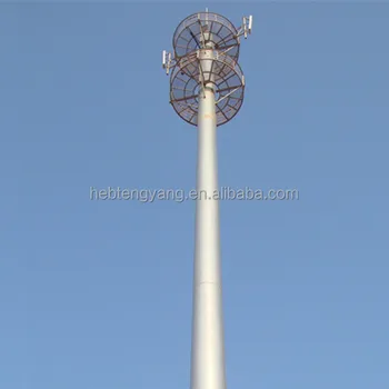 Telecom Cctv Mast Hydraulic Surveillance Camera Mast Light Tower - Buy ...
