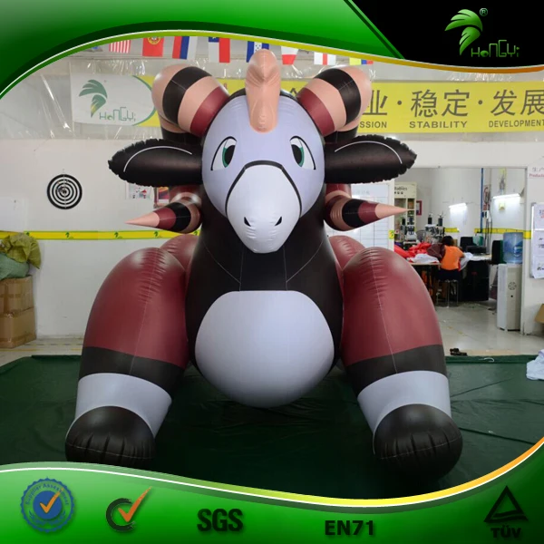 Inflatable Goat - Cute Cartoon Animal Toy for Kids