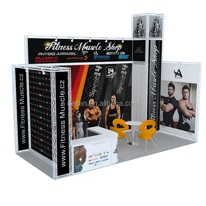 3x6 Portable Exhibition Stand,Modular Truss Trade Show Expo Stand ...