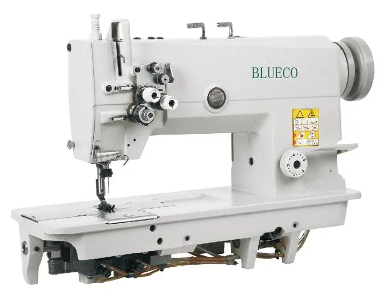 842-3 High Speed Double Needle Lockstitch Sewing With Little Oile ...