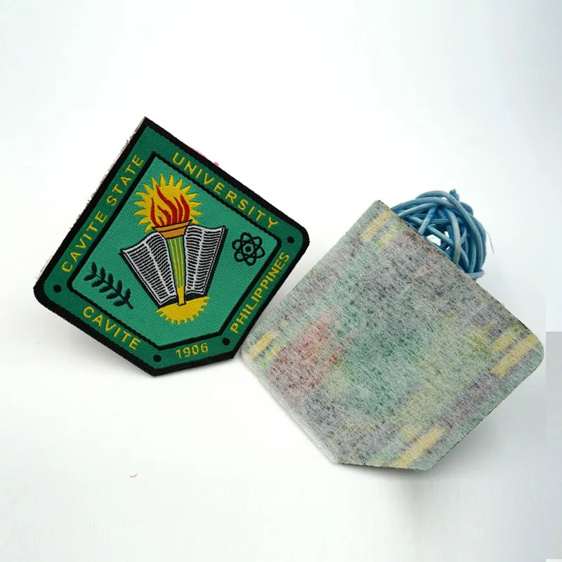 Customized Suit Size Shape School Uniform Woven Badges - Buy Woven ...