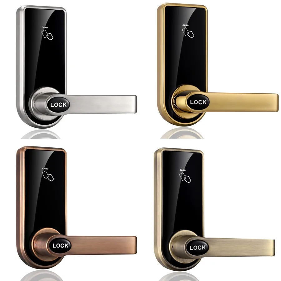 Kuwait RF Card Door Lock with Sound Alarm - Secure & Convenient