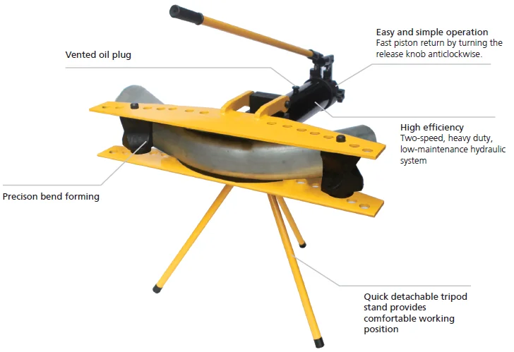 1/2"-4" Hydraulic Pipe Bender For Bending Galvanized Tubes Hhw-4j - Buy ...