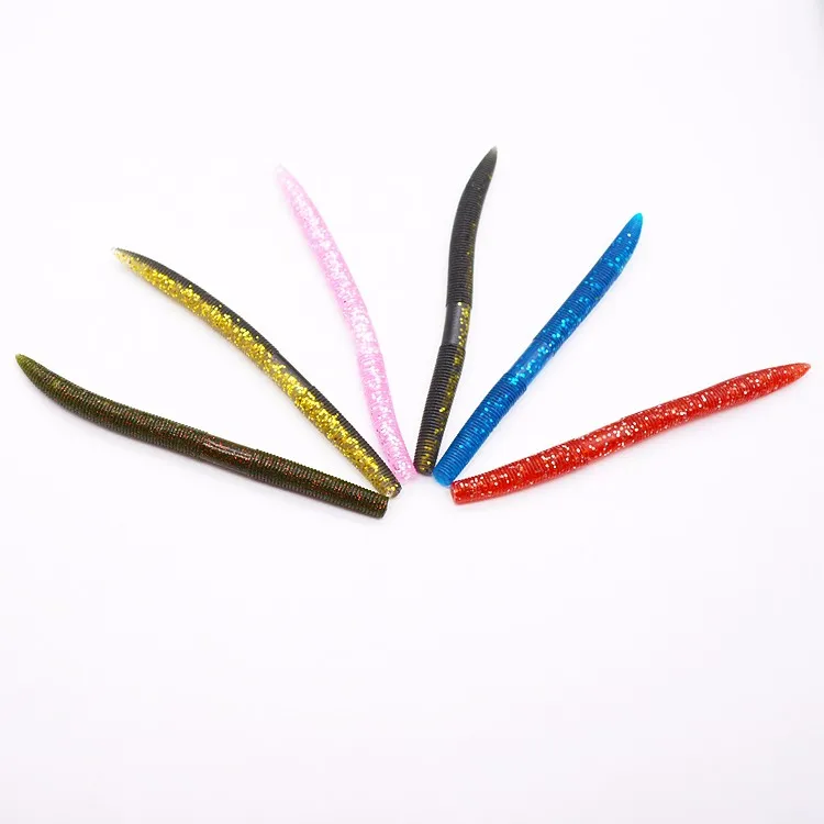 14.2cm 8g Free Sample Soft Fishing Lure Plastic Senko Worm Molds - Buy ...