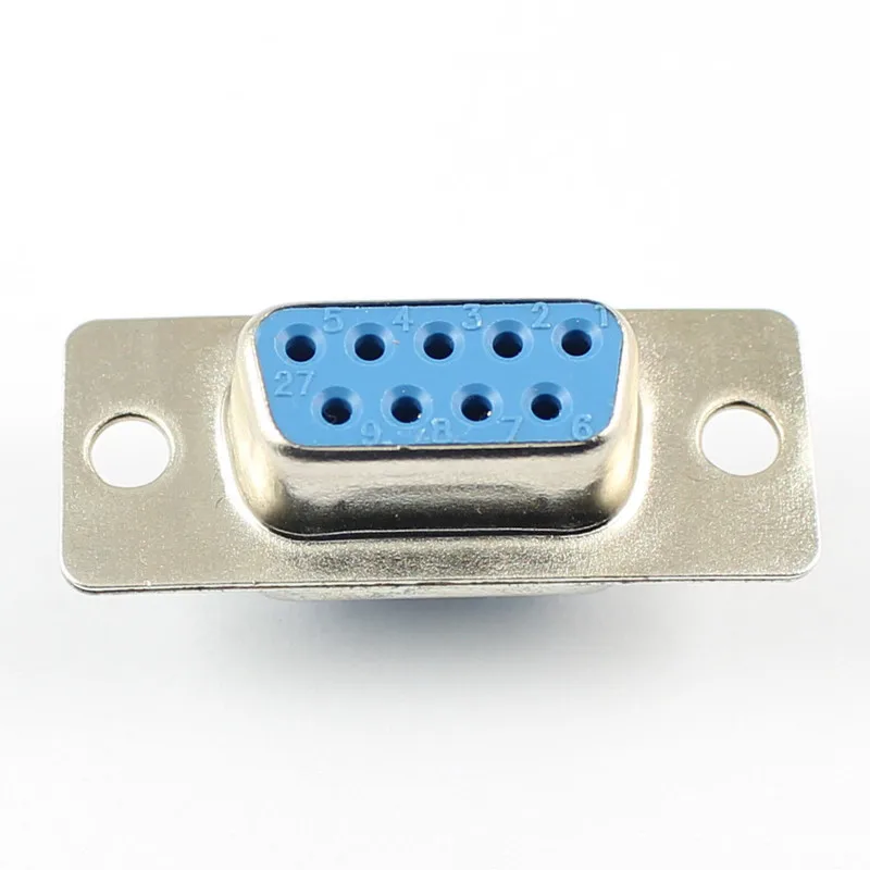 Serial 9 Pin Female Plug DB9 RS232 Connector - Audio & Video Adapter