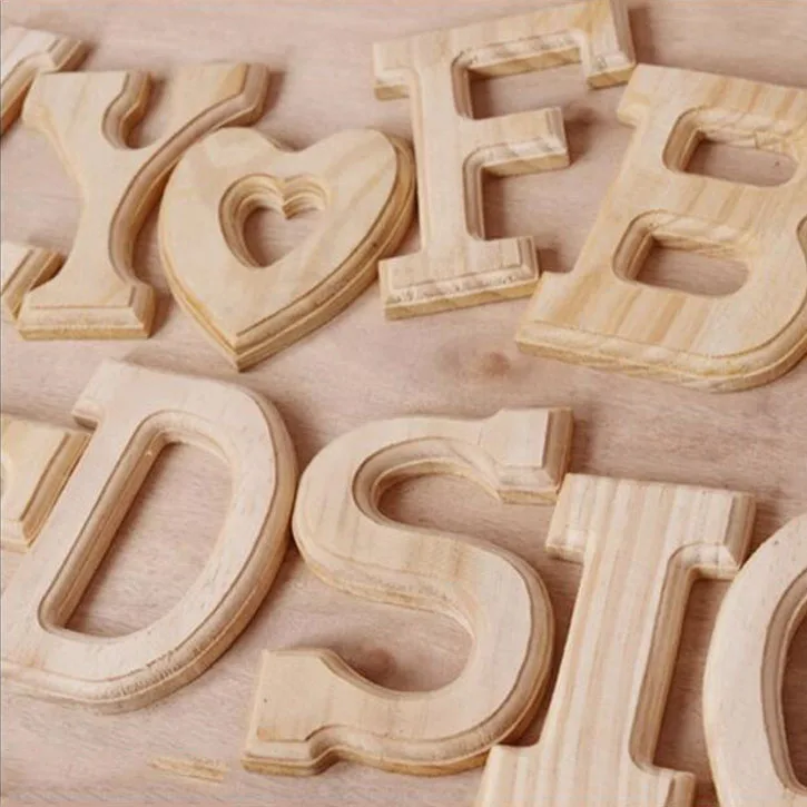 Custom Wooden Crafts Wooden Alphabet Letters On Sale - Buy Wooden ...