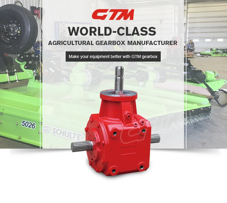 2 Speed Vertical to Horizontal Gearbox with Reverse