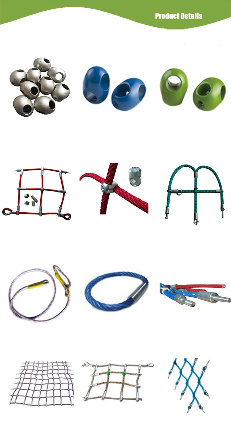 Wholesaler Hot Sale Cross Joint Rope Climbing Playground Connector ...