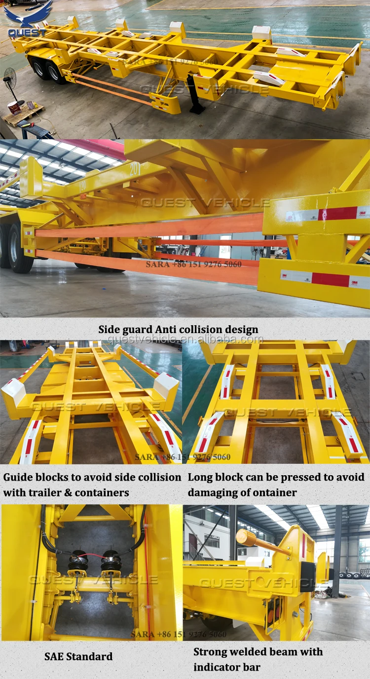 QUEST 65tons Port Used Bomb Cart Chassis - Heavy Duty Trailer