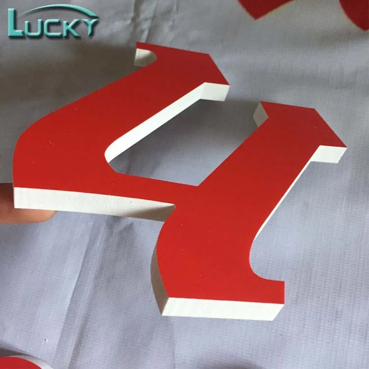 Custom Printed 3d Pvc Letters With High Quality Laser Cutting Pvc ...